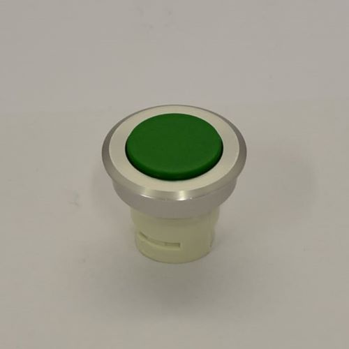 PUSH BUTTON GREEN B5D D ALUM | Doppelmayr Australia